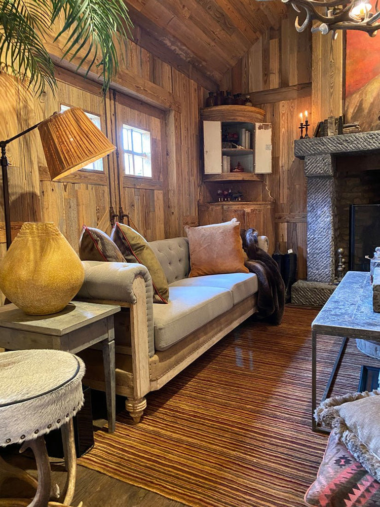 Weathered Wood For Bedroom Wall – Wall Panelling by Audrini Living