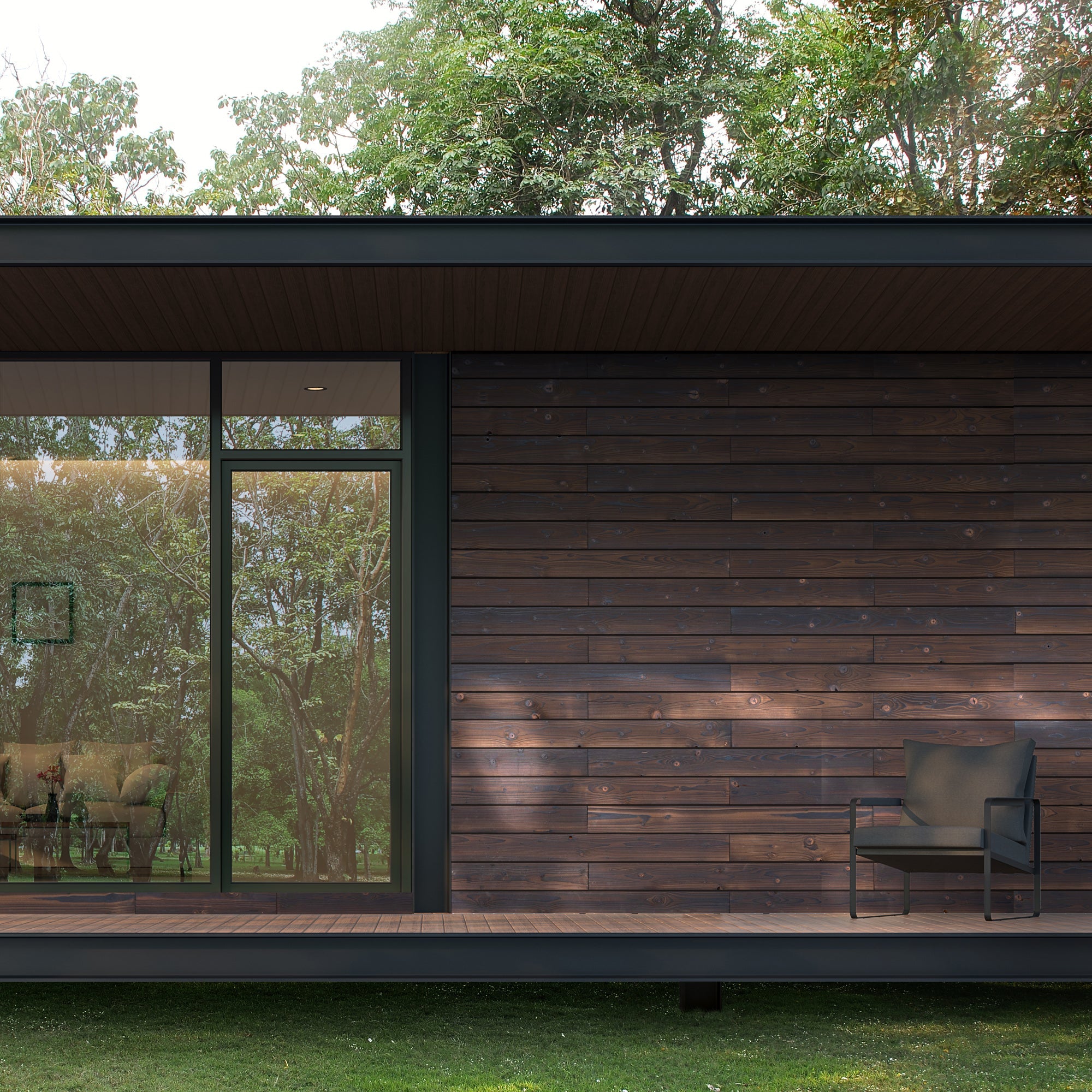 Best Charred Wood Cladding UK | Shou Sugi Ban Timber Panels – Medium ...